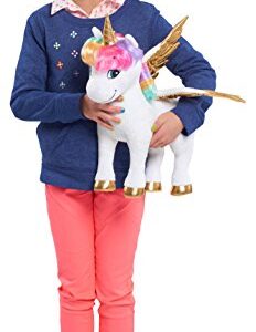 Just Play Barbie Dreamtopia Rainbow Unicorn Plush, Multicolor