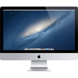 apple imac me088ll/a intel core i5-4570 x4 3.2ghz 16gb 1tb 27in, silver (renewed)