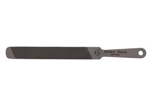 1844 helko werk germany dual sided axe sharpening file - axe sharpener metal file single-cut and cross-cut hand file (compact file #22101)