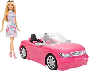 barbie doll with convertible