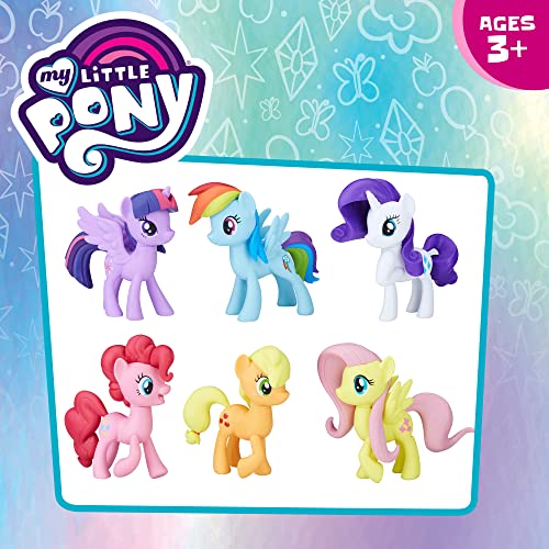 My Little Pony Toys Meet The Mane 6 Ponies Collection (Amazon Exclusive) Doll Playset