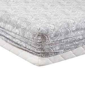 Comfort Spaces 100% Cotton Sheet Set Breathable, Lightweight, Soft with 14" Elastic Pocket Fits up to 16" Mattress, All Season Cozy Bedding, Matching Pillow Case, Cal King Paisley Multi 4 Piece