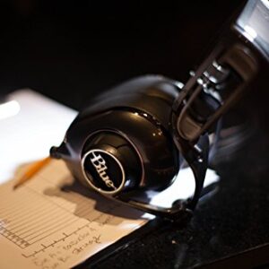 Blue Mix-Fi Powered High-Fidelity Headphones with Integrated Audiophile Amplifier - Formerly known as Mo-Fi