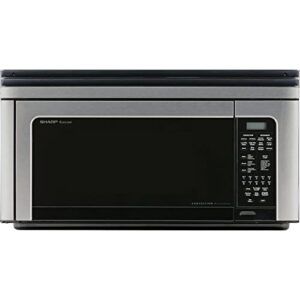 sharp 1.1 cu. ft. 850w over-the-range convection microwave oven, stainless steel (r1881lsy)