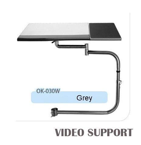 Ergonomic Keyboard Laptop Tablet Mouse Stand Holder Mount for Workstation Video Gaming ,Silver