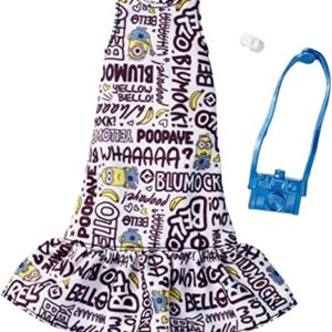 Barbie Despicable Me White Ruffle Bottom Dress