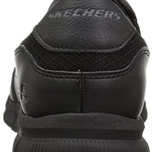 Skechers Men's Nampa-Groton Food Service Shoe, Black, 8