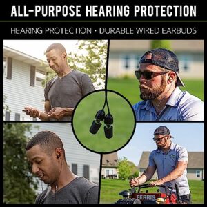 ISOtunes Wired Earplug Headphones, Recently Improved, 29 NRR, Noise Cancelling Mic, IPX5 Waterproof, Ultra-Durable Braided Wire, OSHA Compliant Noise Isolating Earbuds