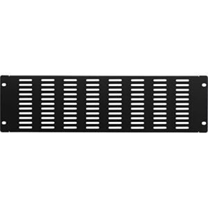 navepoint 3u blank rack mount panel it server network spacer slotted venting