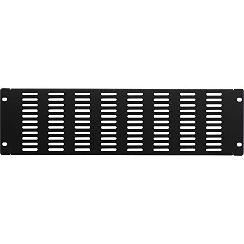 NavePoint 3U Blank Rack Mount Panel IT Server Network Spacer Slotted Venting