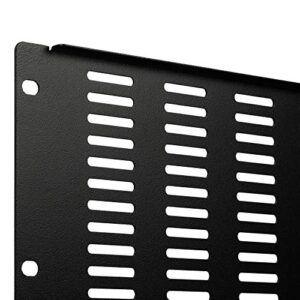 NavePoint 3U Blank Rack Mount Panel IT Server Network Spacer Slotted Venting