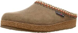 haflinger womens gz zig zag clog (45 m eu, earth)