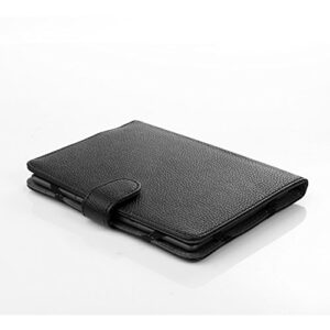 ENJOY-UNIQUE Book Style Litch Pu Leather Case Cover for 6" ebook Reader Case Cover for Sony/kobo/Pocketbook/Nook/tolino 6inch ebook Reader (Black)