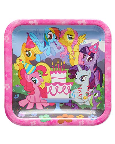 American Greetings My Little Pony Party Supplies, Paper Dinner Plates (40-Count)