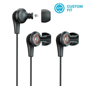 JLab Audio JBuds Pro Premium in-Ear Earbuds with Mic, Guaranteed Fit, Guaranteed for Life - Blue