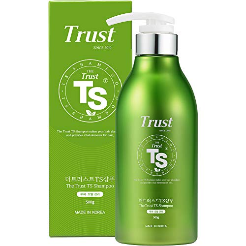 THE TRUST TS Shampoo 500ml(16.9oz), Healthy Hair and Scalp, Provides Vital Elements for Hair.