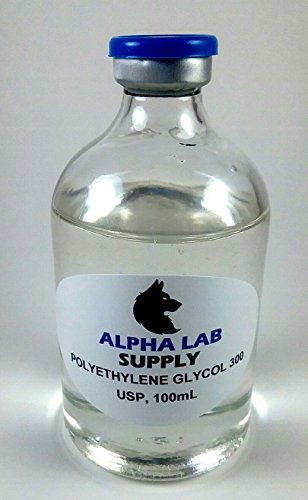 Polyethylene Glycol 300 USP Grade, 100mL - PEG300