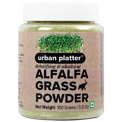 Urban Platter Alfalfa Grass Powder, 100g [Father of all Foods, Certified Organic]