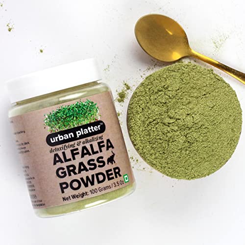 Urban Platter Alfalfa Grass Powder, 100g [Father of all Foods, Certified Organic]