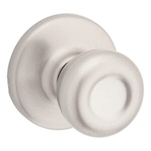 kwikset 92001-565 tylo passage hall/closet knob in satin nickel