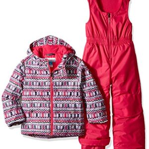 Columbia Kid's Frosty Slope™ Set Outerwear, rosewater zig zag print, 2T