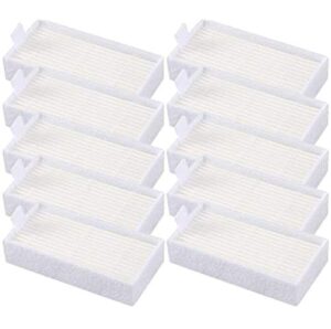 10pcs hepa filters replacement for ilife v3s v3s pro v5 v5s v5s pro robotic vacuum cleaner ilife v3s pro filters ilife robot vacuum filter ilife v3 filter replacements