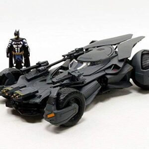 Jada Metal Justice League Batmobile, Pack of 1, Black/Grey