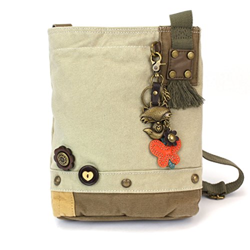 CHALA Handbag Canvas Crossbody Messenger Bags -Fox (Metal Fox - Sand)