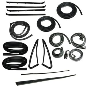 complete weatherstrip kit 18 piece set for gmc jimmy chevy k5 blazer fullsize