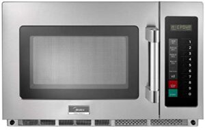 midea equipment 2134g1a commercial microwave, 2100 watts, stainless steel