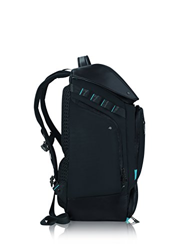 Acer Predator Utility Gaming Backpack, Water Resistant and Tear Proof Travel Backpack Fits and Protects Up to 17.3" Predator Gaming Laptop, Black with Teal Accents