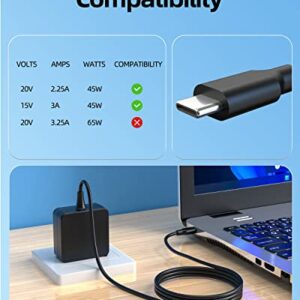 Charger for Asus Chromebook, (UL Safety Certified), USB C, 45W