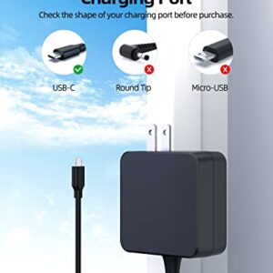 Charger for Asus Chromebook, (UL Safety Certified), USB C, 45W