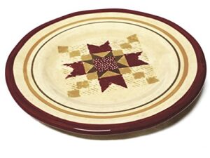 mill village collection dinner plate - park design