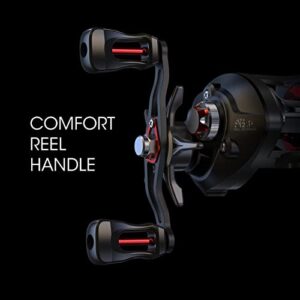 Lixada Fishing Reels Baitcasting Compact Baitcaster Fishing Reel Super Smooth with 27.6LB Carbon Fiber Drag 12+1Ball Bearings 6.3:1 Gear Ratio High Speed Reel for Fishing Saltwater Freshwater