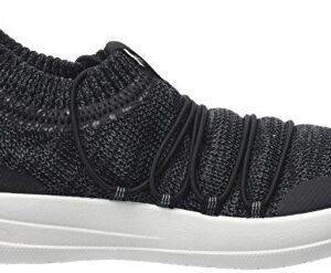 FitFlop Women's Uberknit Slip-ON Ghillie Sneakers Trainers, Multicolour (Black/Soft Grey 546), 3 UK 36 EU