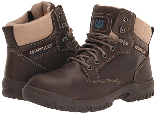 Cat Footwear womens Tess Steel Toe Work Boot, Dark Gull Grey, 7.5 US