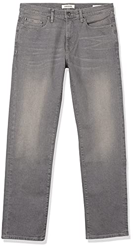 Amazon Essentials Men's Straight-Fit Jean (Previously Goodthreads), Grey, 33W x 32L