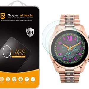 Supershieldz (3 Pack) Designed for Michael Kors Gen 6 Bradshaw and Michael Kors Access Grayson (Gen 2) Smartwatch Tempered Glass Screen Protector, Anti Scratch, Bubble Free