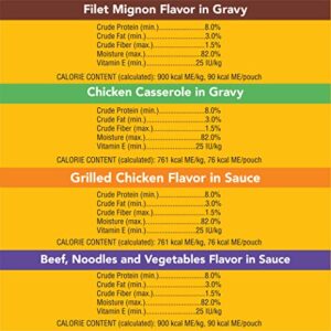 PEDIGREE CHOICE CUTS IN GRAVY Adult Soft Wet Dog Food 24-Count Variety Pack, 3.5 oz Pouches