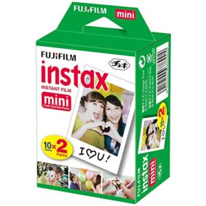 Essentials Starter Kit for Fujifilm Instax Mini 8, 9,11 Camera Bundle with 20 Prints of Film + Camera Case + More Accessories