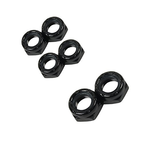 Axle Nuts Kingpin Nuts for Skateboard Longboard Trucks Dimebag Lock Nuts (Std)