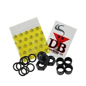 Dime Bag Hardware Skateboard Truck Speed Kit Axle Washers/Nuts/Spacers for Bearing Performance