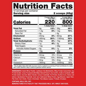 Naturade - All Natural Weight Gain Drink Mix - Gluten Free, Delicious Taste, 1600 Calories per Servings - Mass Gainer w/Carbohydrates & Protein - Chocolate, 20.3 Ounce (12 Servings).