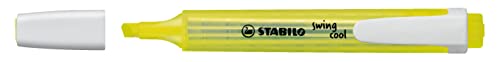 STABILO Swing Cool Highlighters Pack of 4 Green Yellow Blue Pink