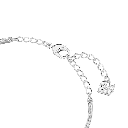 Swarovski Ginger Bangle Bracelet, Rhodium Finish, Clear Crystals