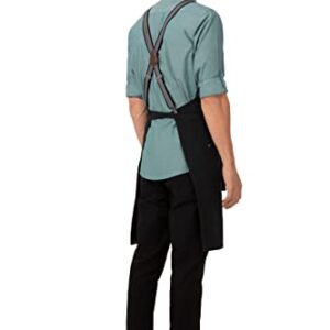 Chef Works Unisex Berkeley Bib Apron, Jet Black, One Size