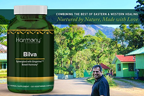 Bilva Supreme - Synergized with Gingerine - Harmony Nutraceuticals Ayurvedic Medicine to Support Healthy Digestive System - 120 Vegan Capsules