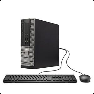 dell optiplex 9010 sff desktop pc - intel core i5-3470 3.2ghz 16gb ram 240gb ssd dvd windows 10 pro, wifi (renewed)']