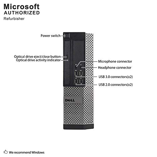 DELL Optiplex 9010 SFF Desktop PC - Intel Core i5-3470 3.2GHz 16GB RAM 240GB SSD DVD Windows 10 Pro, WIFI (Renewed)']